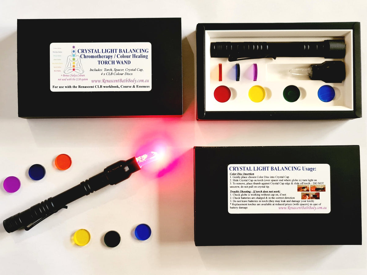 Chromotherapy Torch - Color Healing Pen - Light Therapy Tool