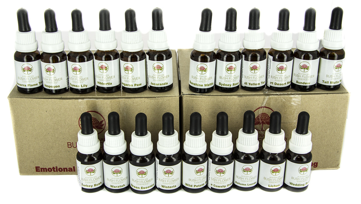 Australian Bush Flower Essences - Complete Set of 69 Stock Bottle Reme